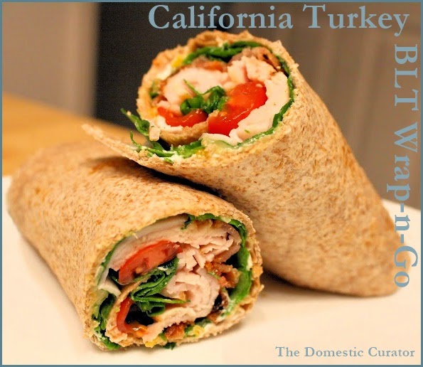 The Domestic Curator: California Turkey BLT Wrap-n-Go