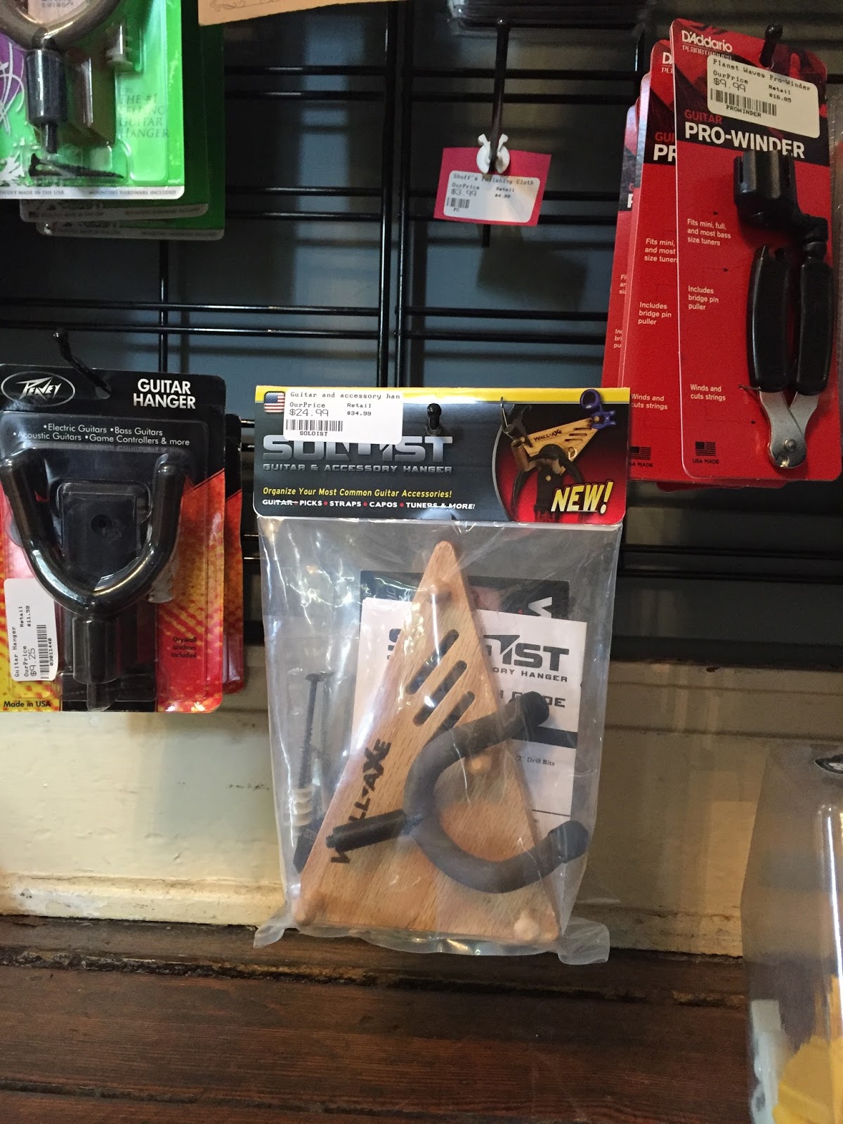 Wall-Axe Custom Guitar Hangers