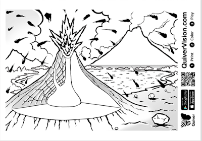 Quiver Vision Pages Coloring Sketch Coloring Page