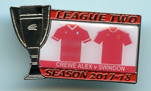 Crewe Alexandra Football Club pin badges