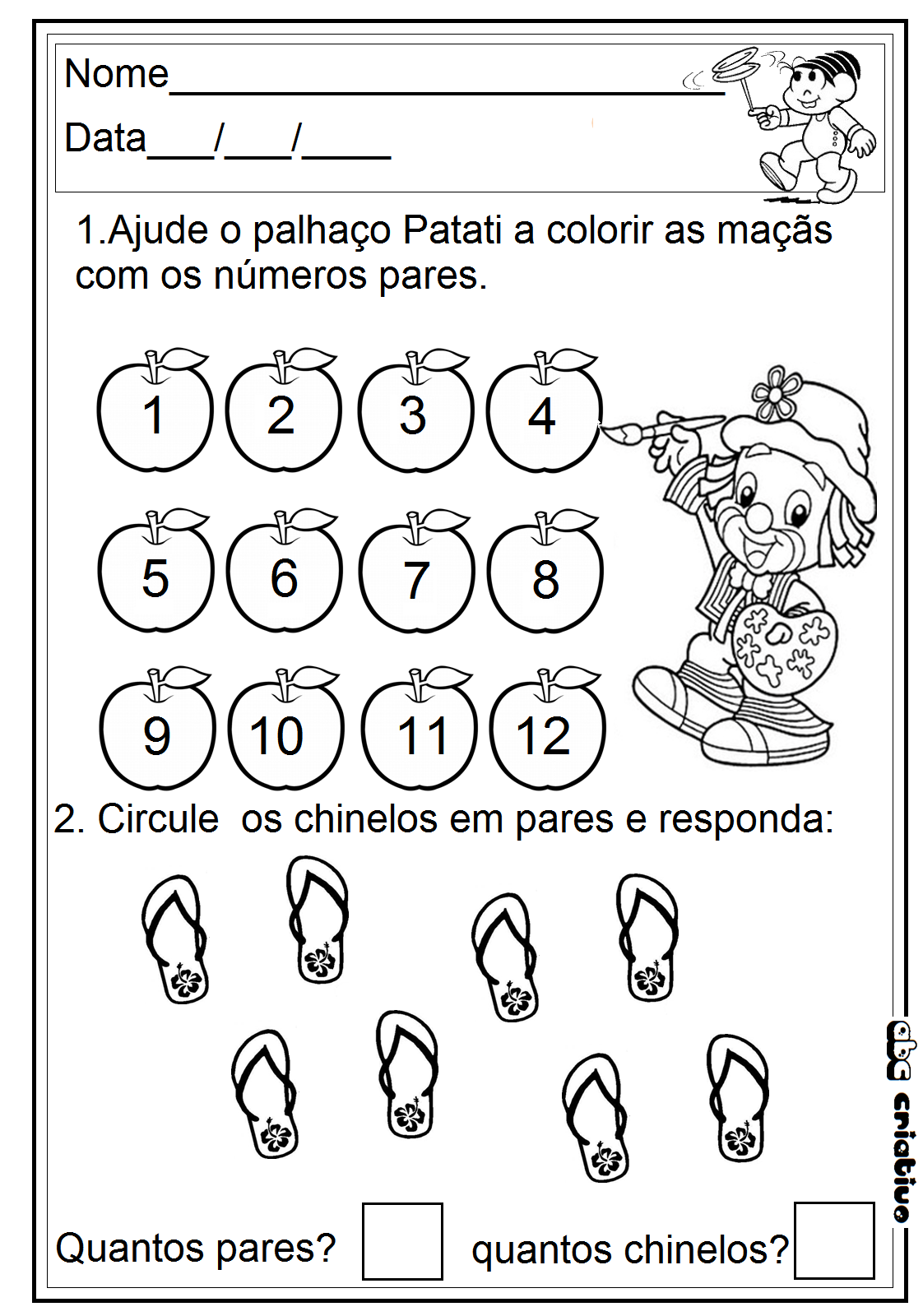 Atividades Impar E Par - NAZAEDU