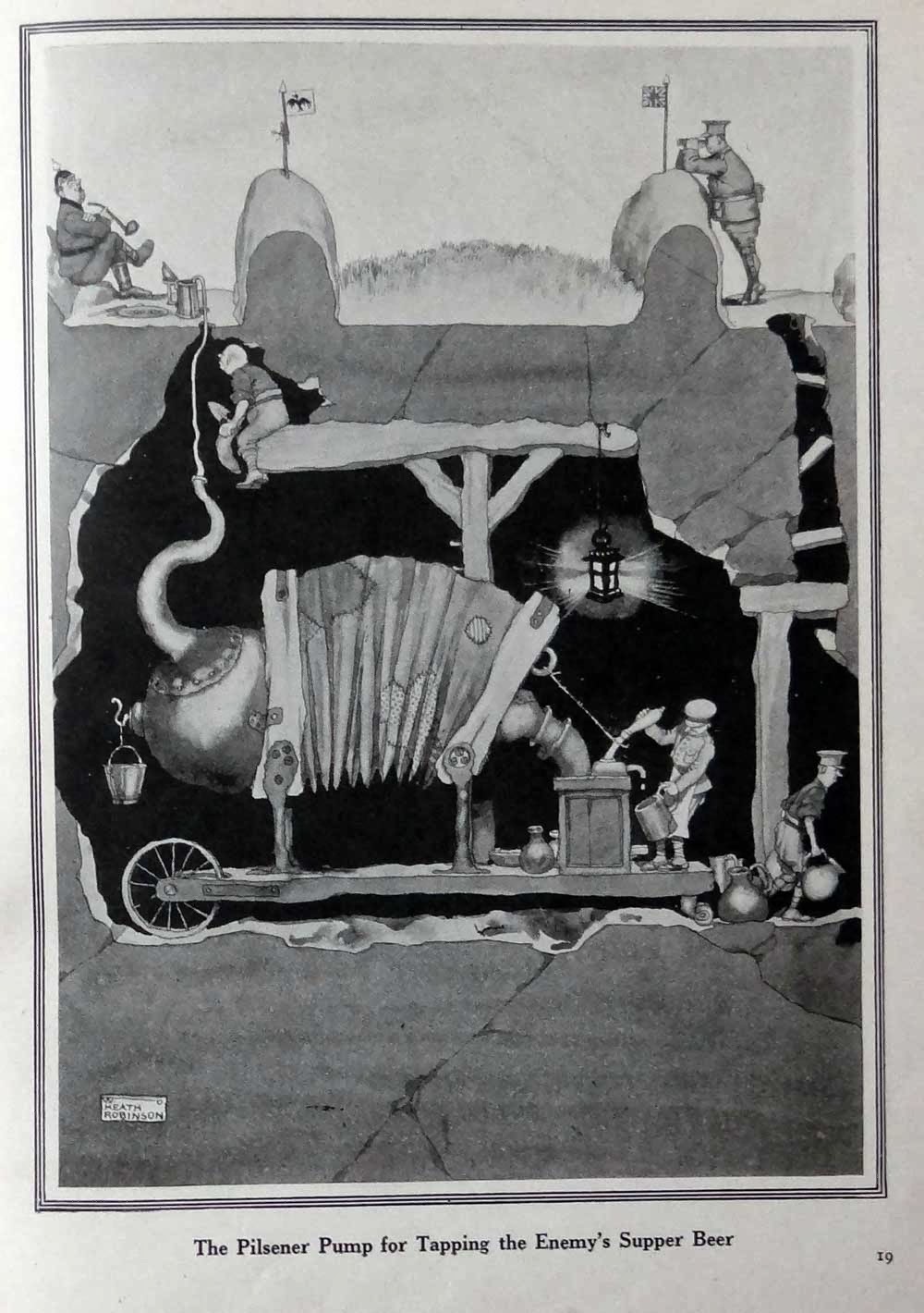 ECC Cartoonbooks Club: Some Heath Robinson war cartoons - Armistice day ...