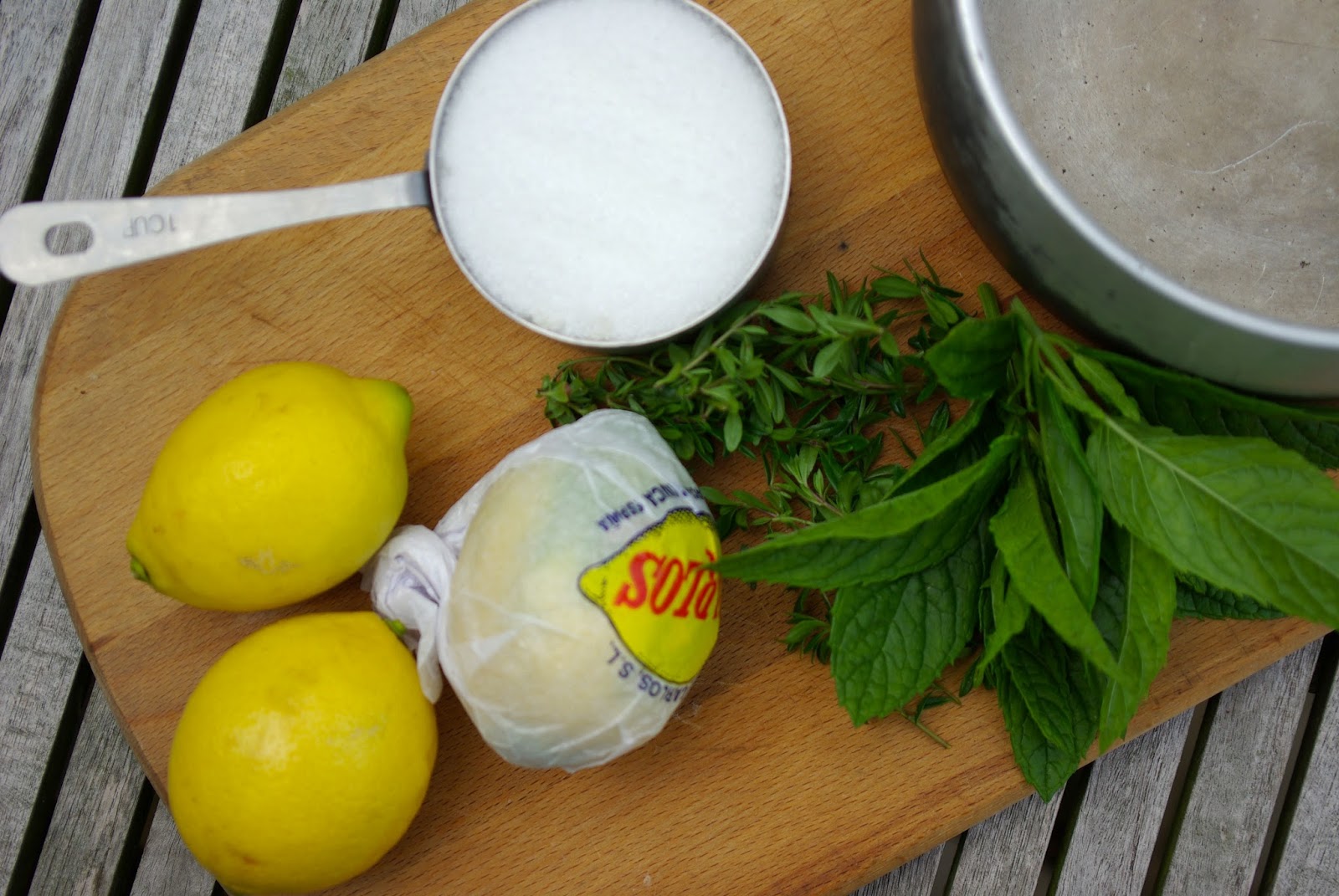 Homemade lemonade shandy with herbs – Mrs Rachel Brady