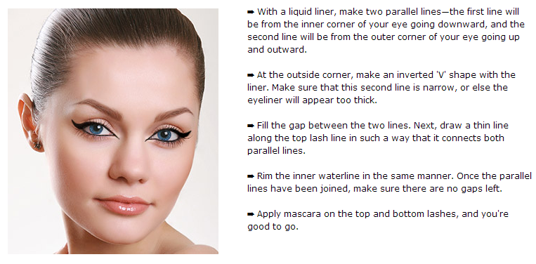 Eyeliner Styles and How to Apply Them ~ Makeup & Beauty Tips