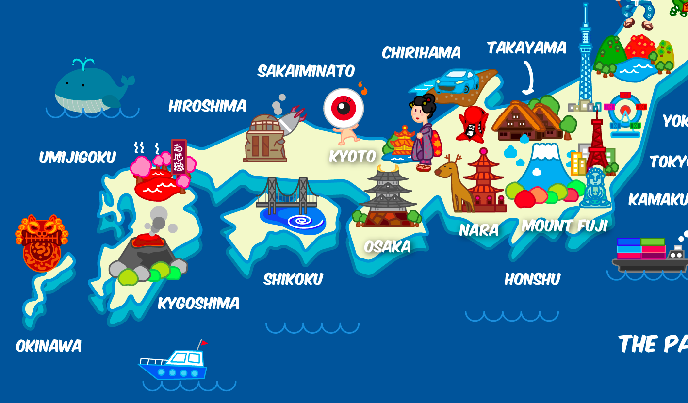 EVERY DAY: Pictorial Map of Japan