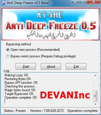 Anti Deep Freeze 8 Startimes