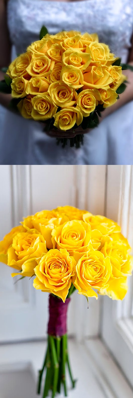 Yellow rose wedding flowers ~ wedding flowers ideas