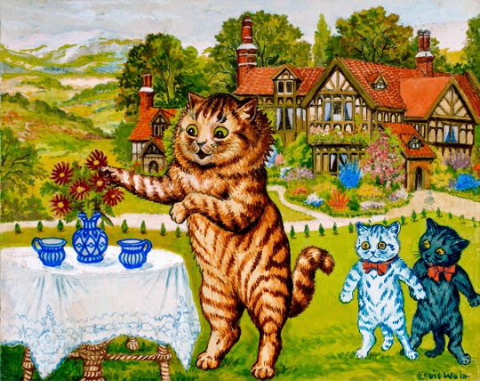 Compartiendo las Horas Libres: Los Gatos de Louis Wain Testigos de la ...