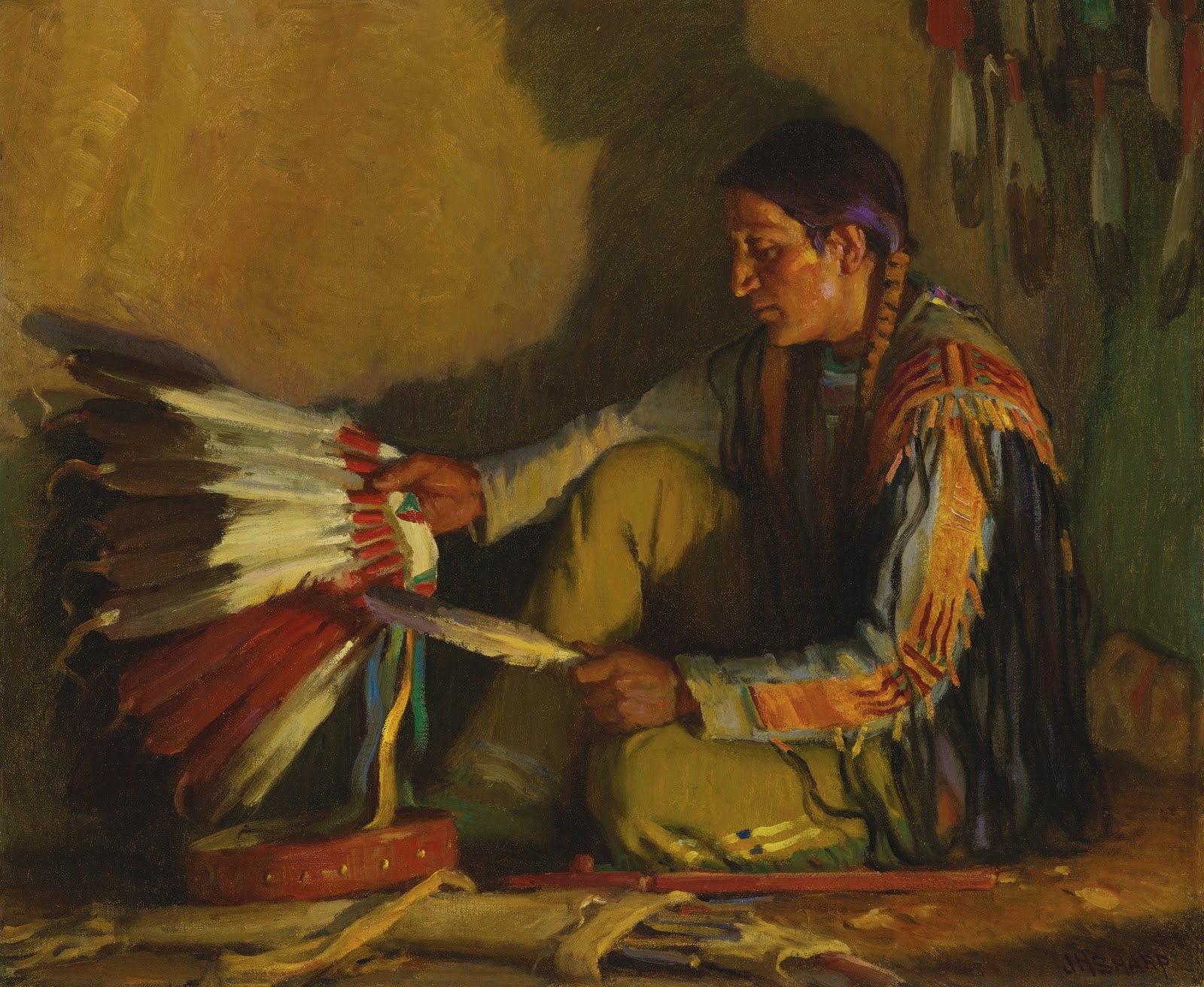 Eanger Irving Couse | Tao Society artist | Tutt'Art@ | Pittura ...