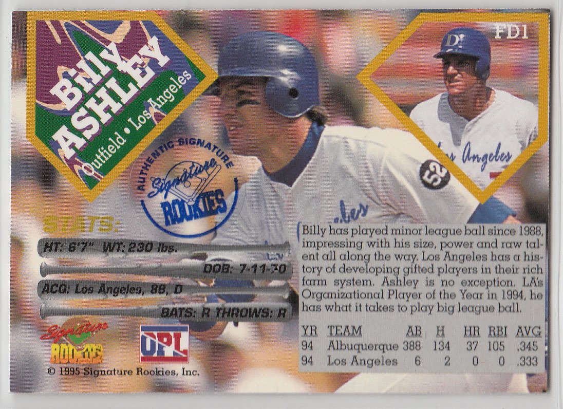 Dodgers Blue Heaven: Collection: Billy Ashley