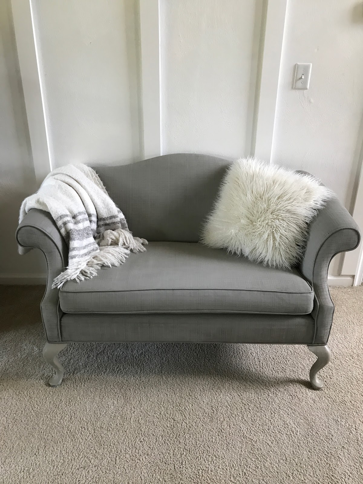 Beachwood Place: Chalk Painted Sofa