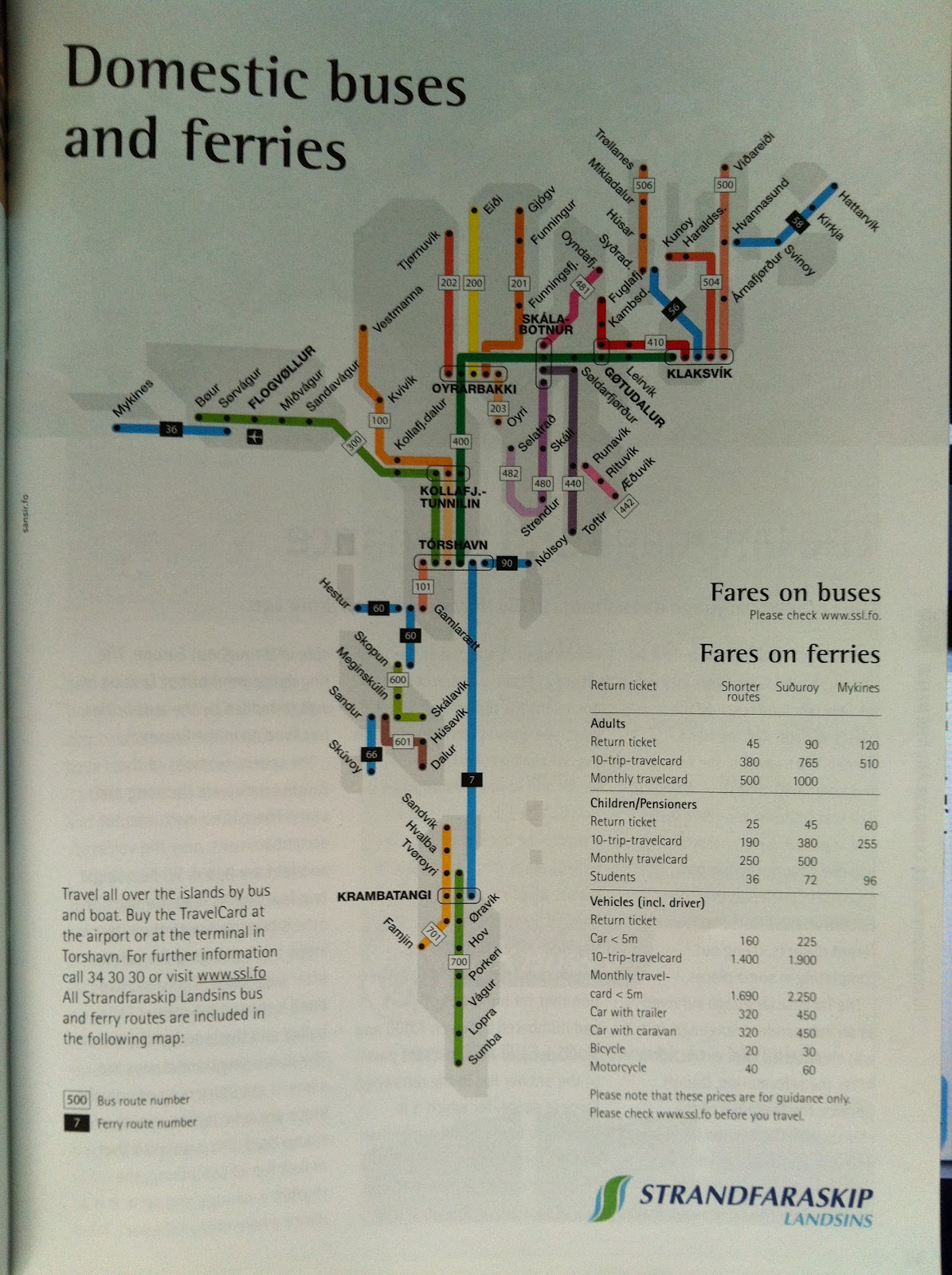 some place else: Faroe Islands by public transportation