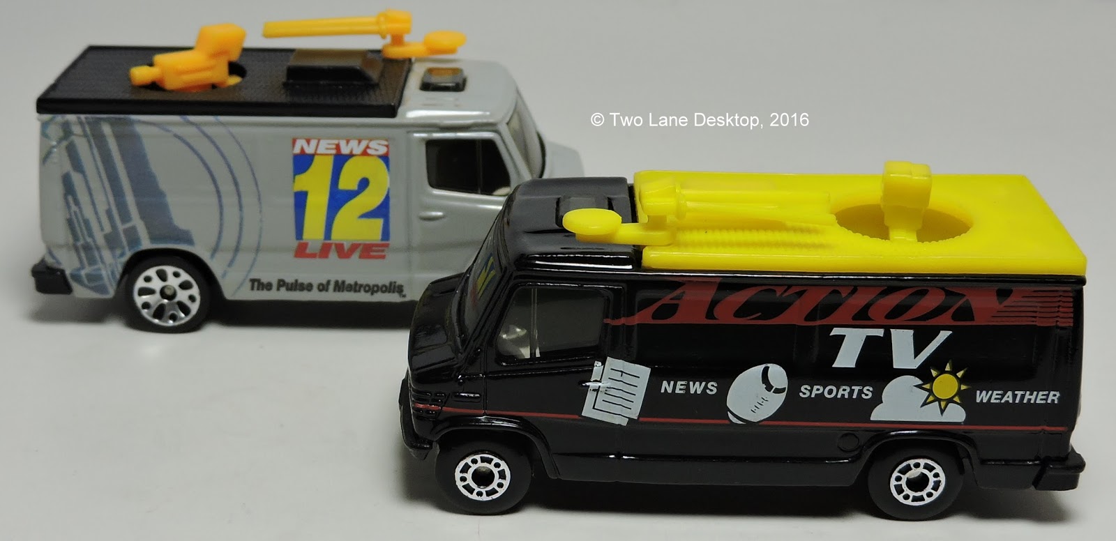 Matchbox 2015 Ford Transit TV New Van, 1990, 1995, and 2006 Ford ...
