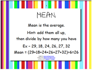 Classroom Freebies Too: Mean, Median, Mode, and Range Posters!