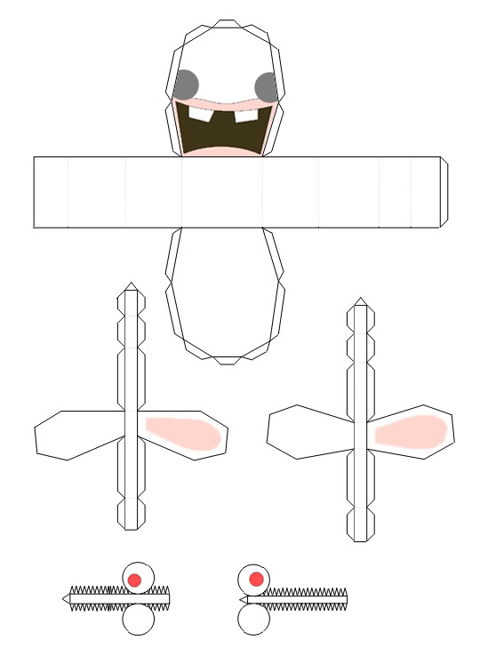 The Great World Of Papercraft: Rabbids