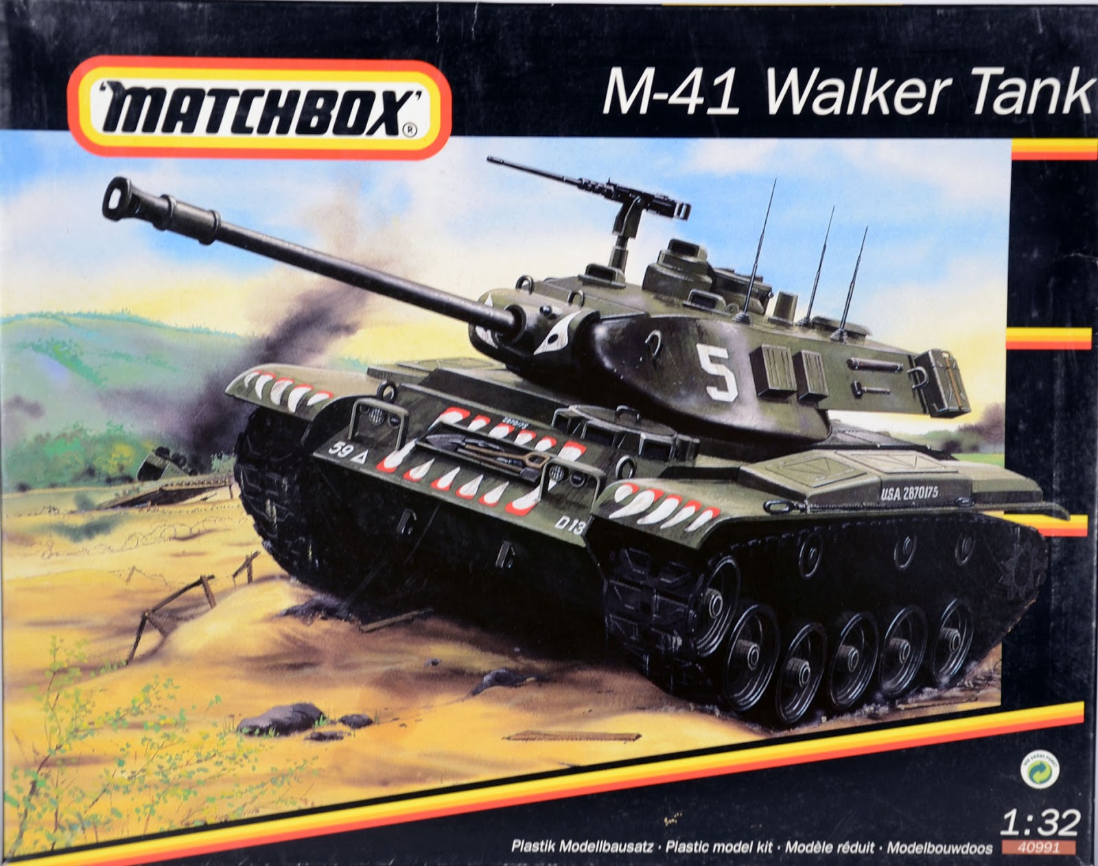 Modellismo Torino: M 41 WALKER TANK, scala 1:32