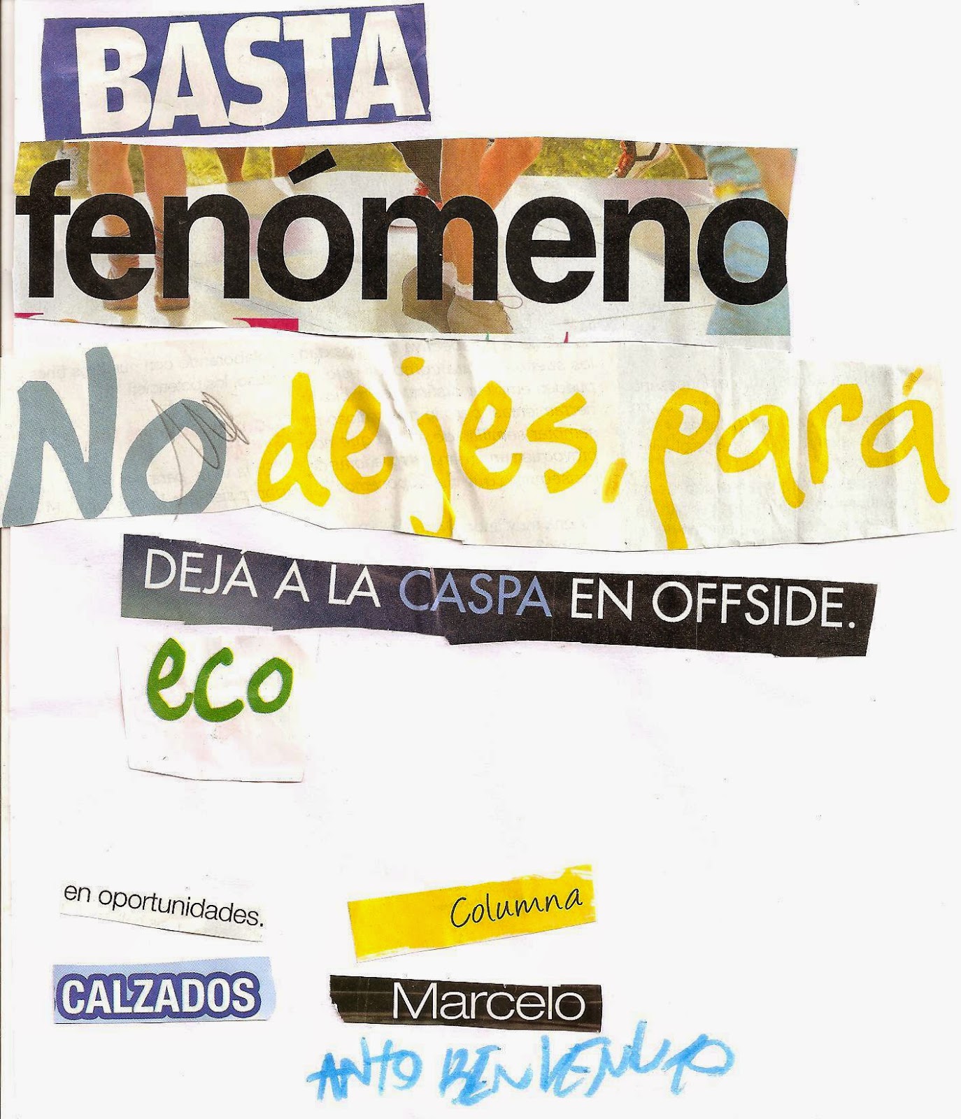 Los palabristas: Poema collage de Antonela