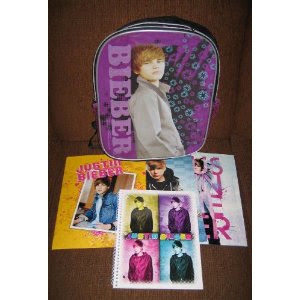 Things Isabelle Likes: Justin Bieber Back To School Supplies Kit ...