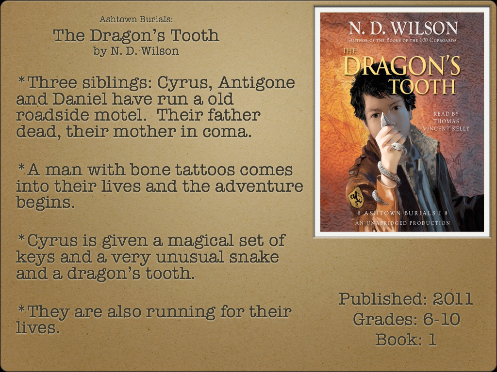 Young Adult Reading Machine: Ashtown Burials: The Dragon’s Tooth by N ...