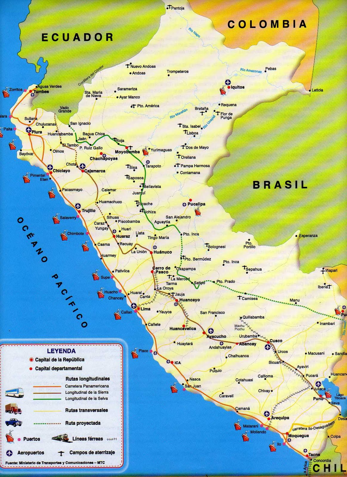PZ C: mapa de peru