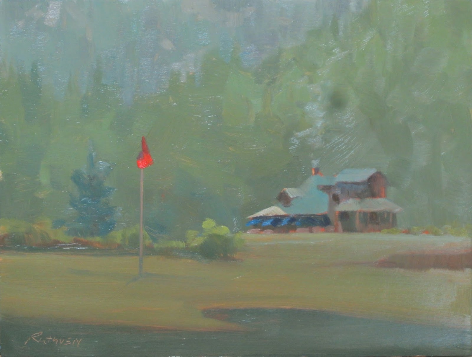 Scott Ruthven Fine Art: Four Paintings, Four Locations, in Fourteen ...