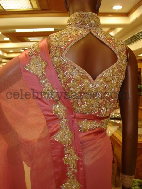 Zircon Stone Work Designer Blouses - Saree Blouse Patterns