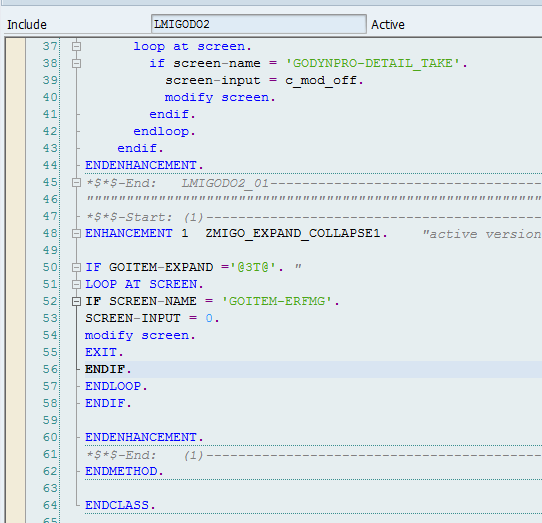 Migo T-code item level after click of tree display Qty should become ...