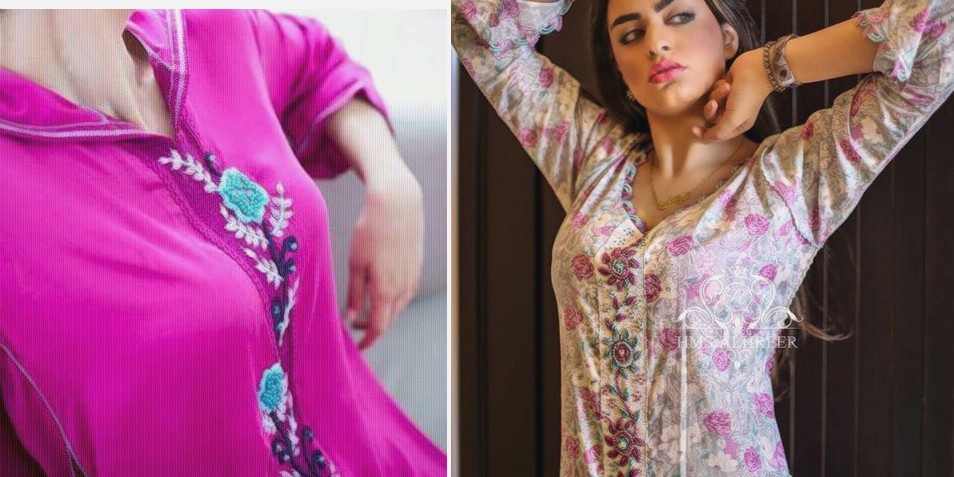 موديلات الجلابة المغربية بفن الراندة jalaba randa 2016