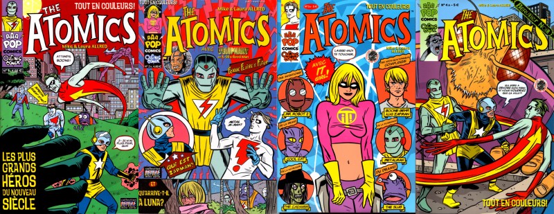 The ATOMICS (Mike & Laura Allred) Organix Comics