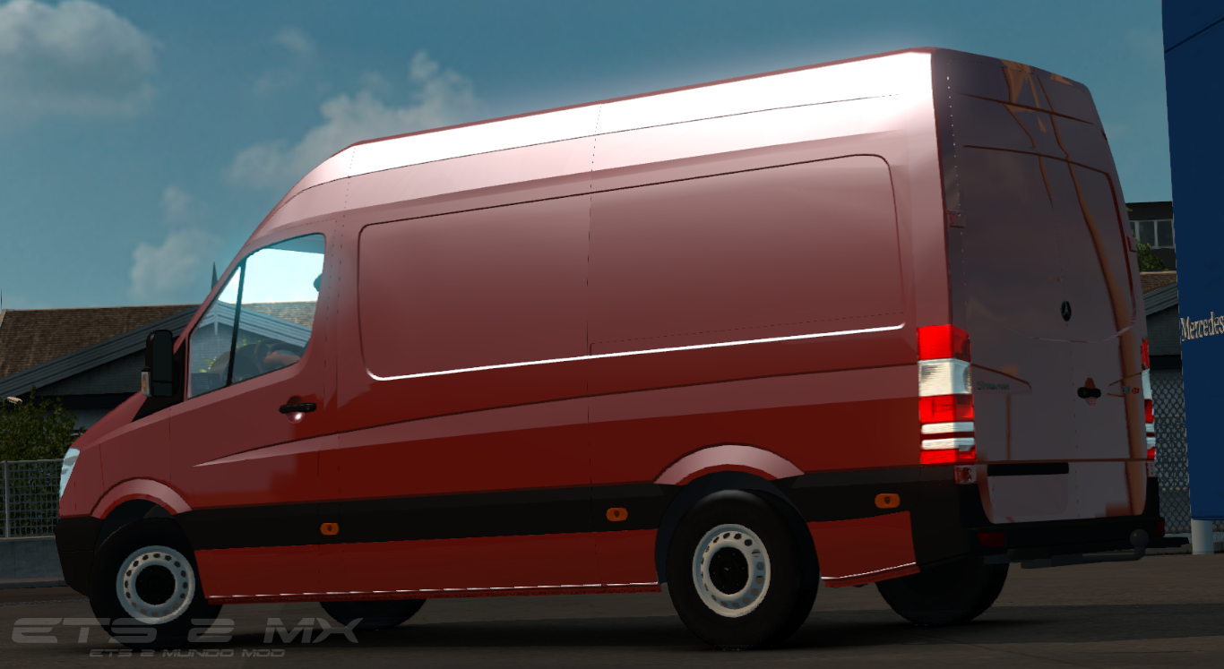 (Auto ETS 2) Mercedes-Benz Sprinter - ETS 2 Mundo Mod