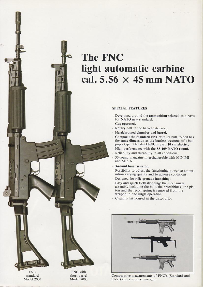 FN Herstal FN FNC 5.56x45mm Assault Rifle - World Military Photos ...
