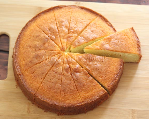 My Kitchen Snippets: Orange Butter Cake