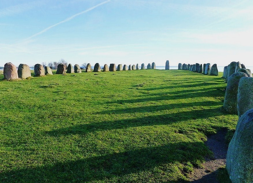Ultima Thule: Ales Stenar, the Stones of Ale - a Viking memorial in ...