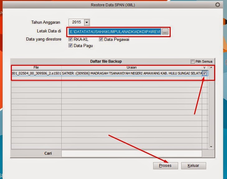 Belajar Mentransfer Pagu Revisi DIPA Ke Aplikasi SAS yang Bermasalah ...