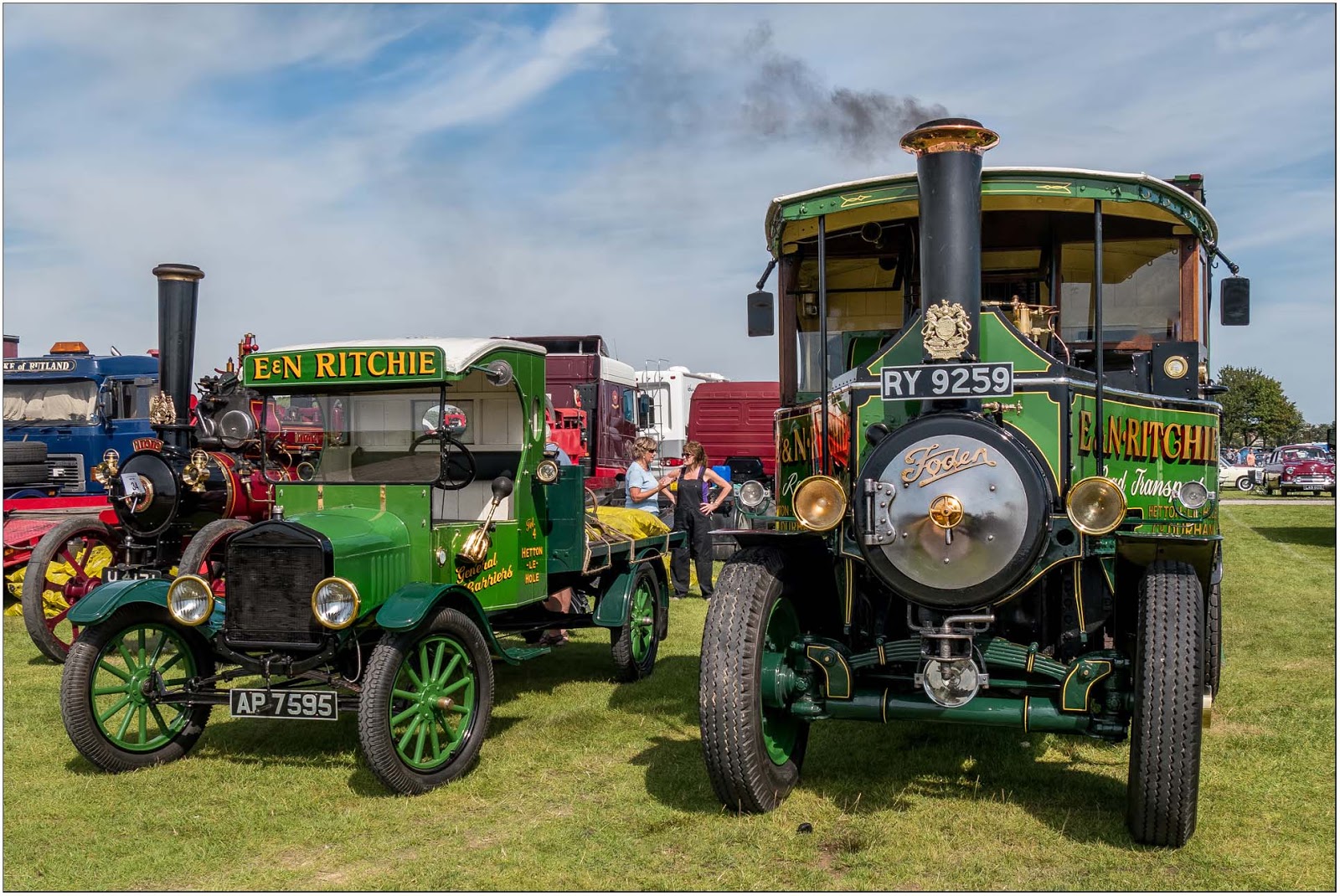 Lincolnshire Cam: Foden Steam powered Lorry.