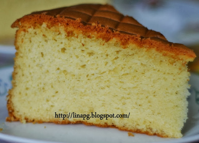 Resepi Kek Span Cheese@Sponge Cheese Cake - TERATAK MUTIARA KASIH