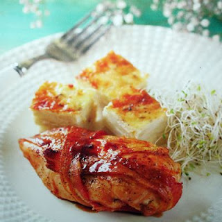 Pollo Perfecto: Pollo enrollado con tocino al horno