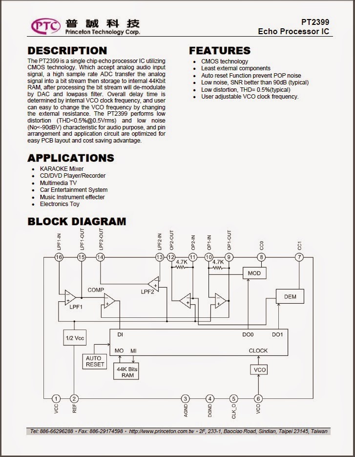 Dhvan Assistência Técnica: MN3005 x PT2399 - Desmistificando pedais de ...