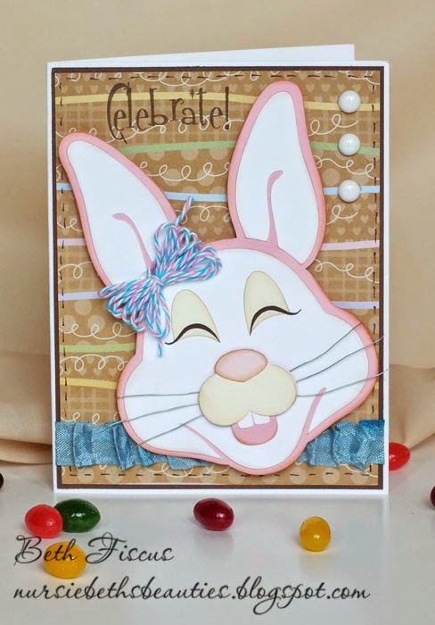 Beth's Beauties: Easter Bunny Card