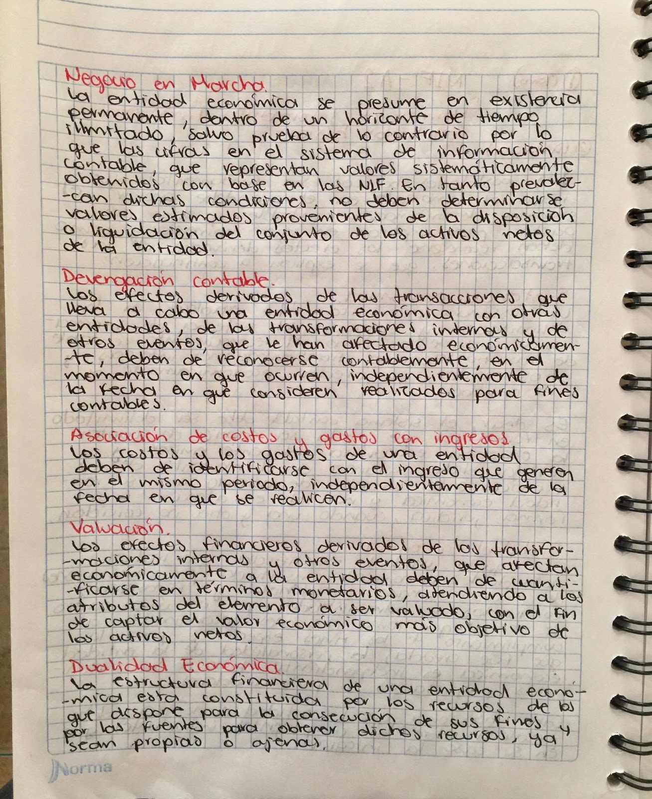 Normas de Información Financiera Postulados Básicos : NIF A-2 con los 9 ...