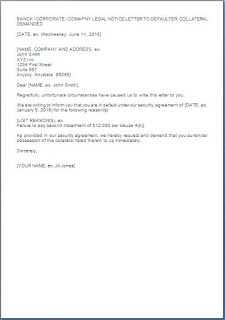 Notice To Defaulter In Payment