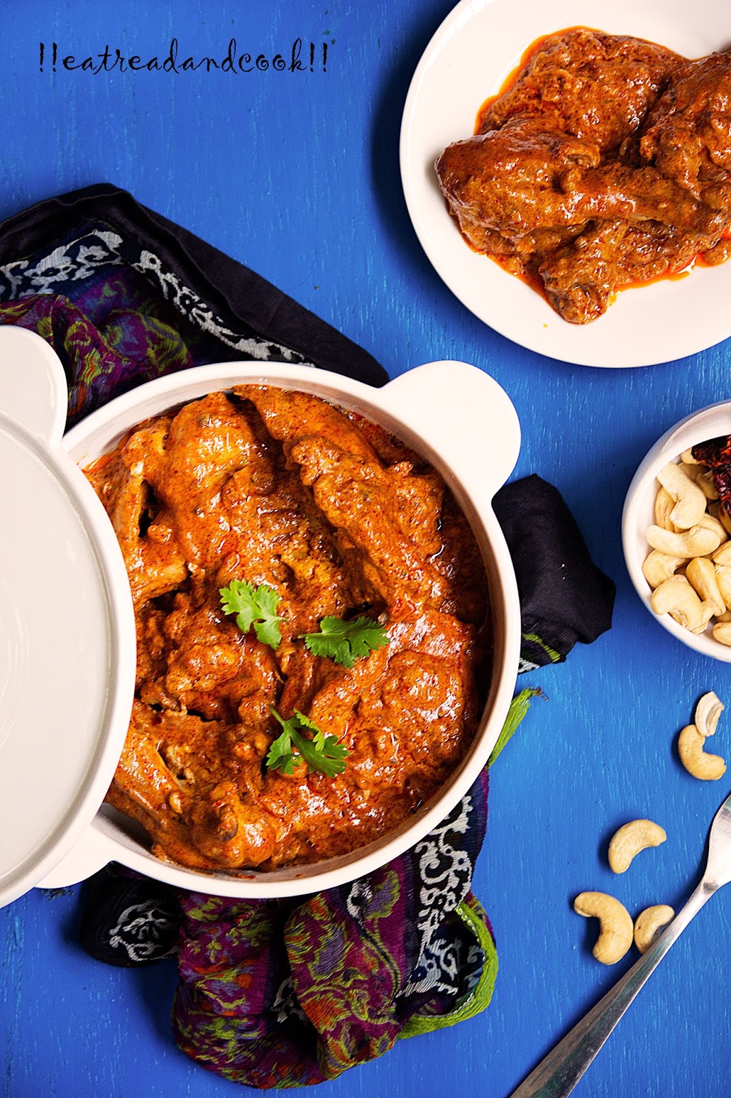 Parsi Cashew Chicken / Murghi Ma Kaju