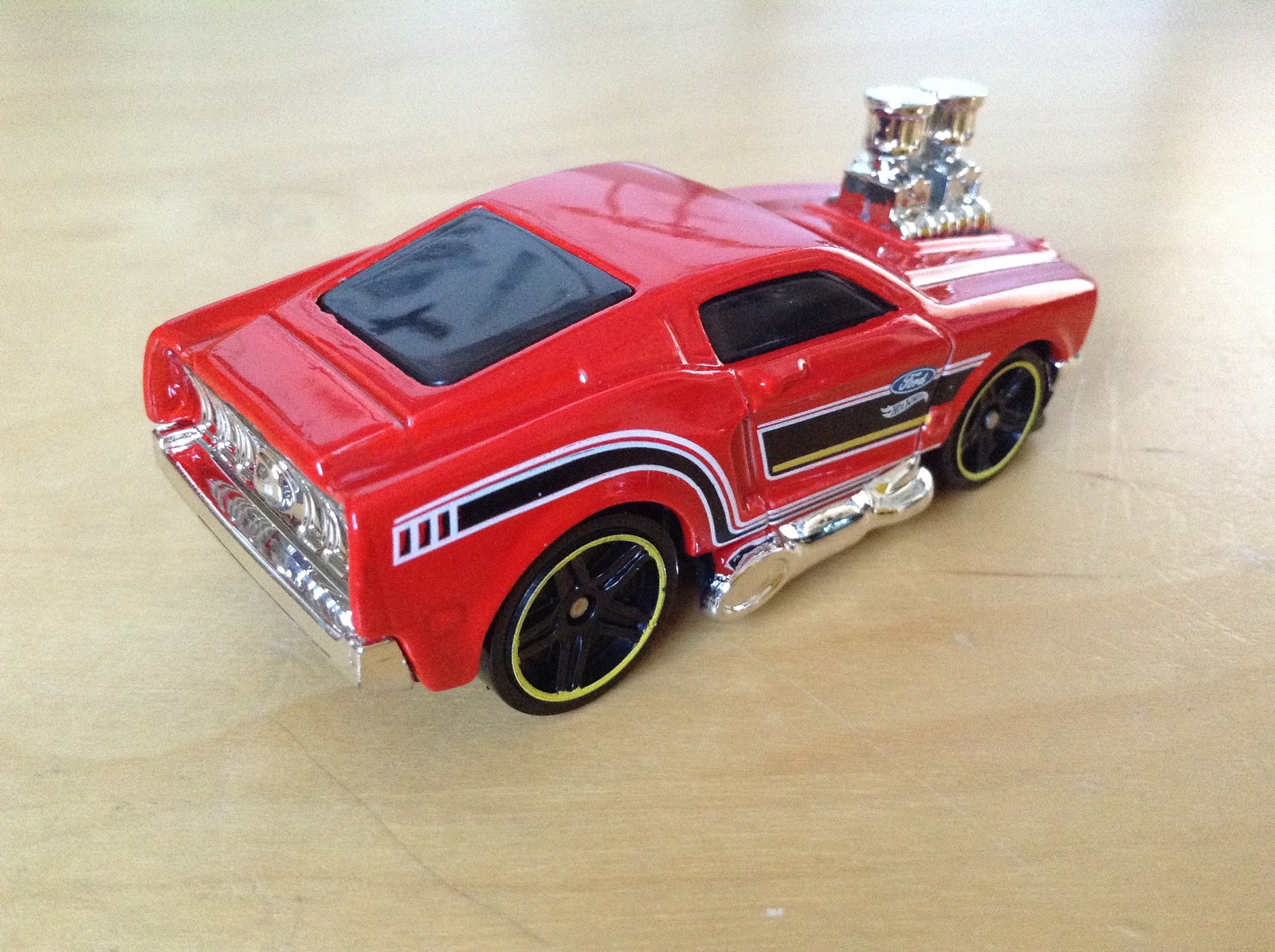JULIAN'S HOT WHEELS BLOG: 1968 Mustang Tooned (2017 Tooned)