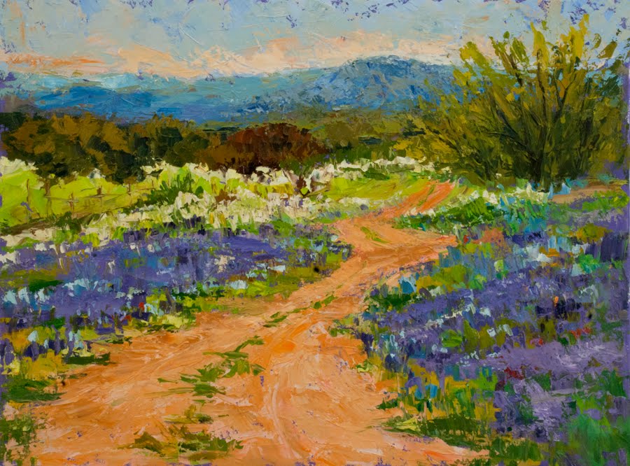 Kit Hevron Mahoney Fine Art: KM2585 Journey into Spring (landscape ...