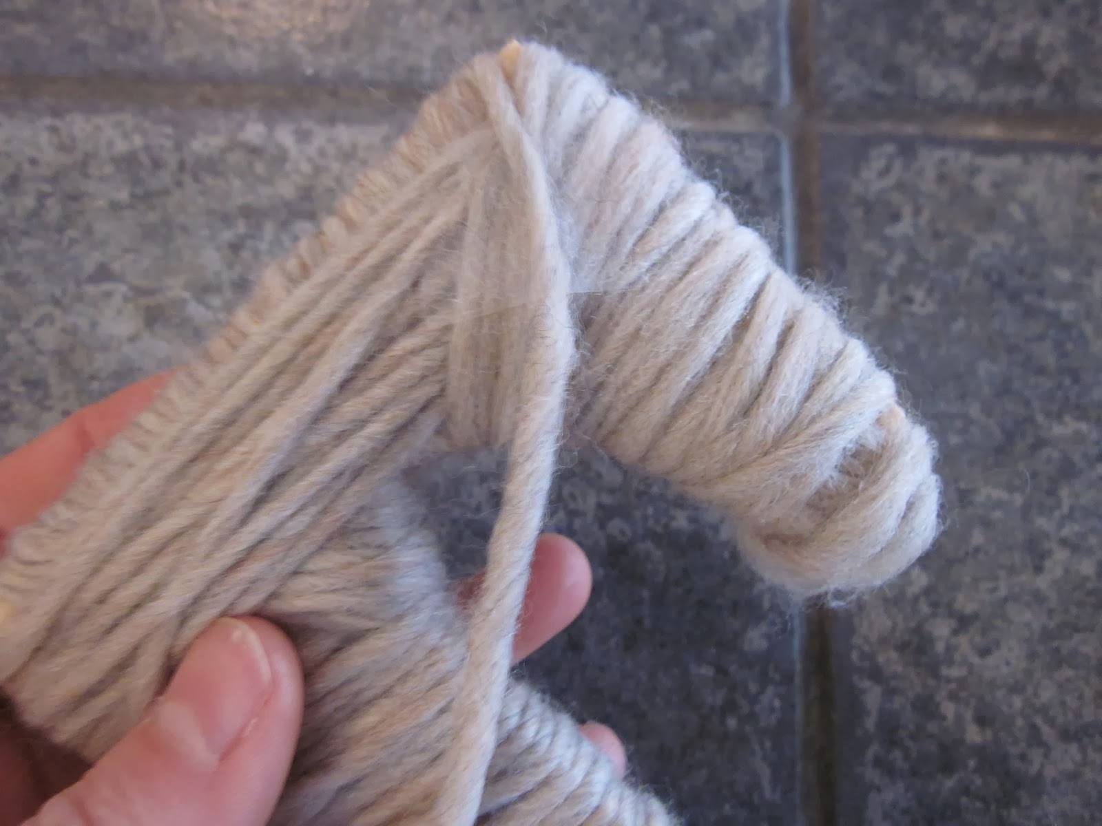 Queen B Creates: Yarn Wrapped Letters