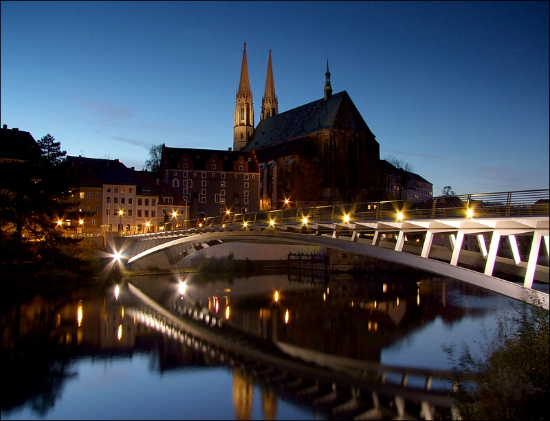 Moje piękne miejsca...: Zgorzelec/Goerlitz - nocą...