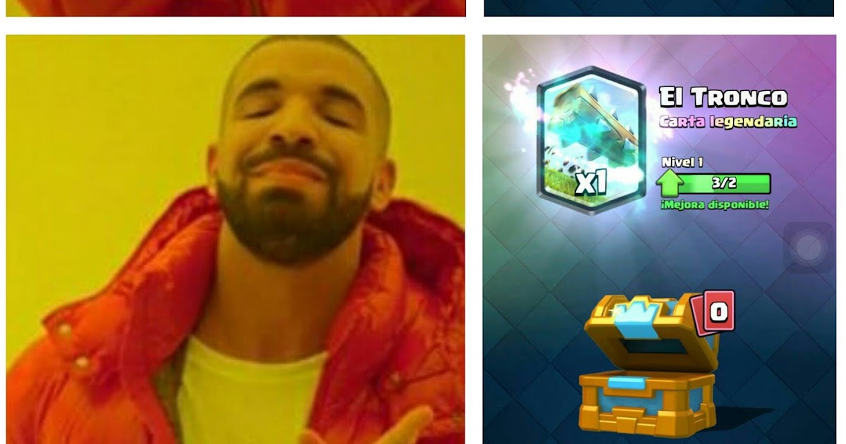 MEME CLASH ROYALE: Cuando amas al troco y lo demas te vale