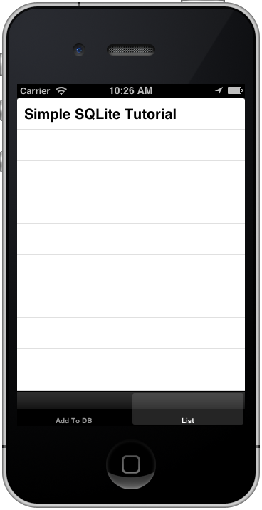 Let's Do iOS Programming For Beginners: SQLite Tutorial Part 1