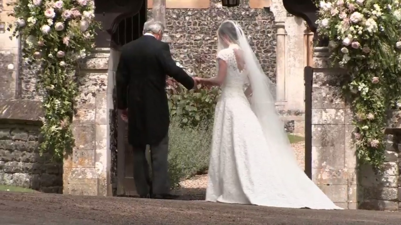 Queens of England: George and Charlotte's wedding debut: first photos