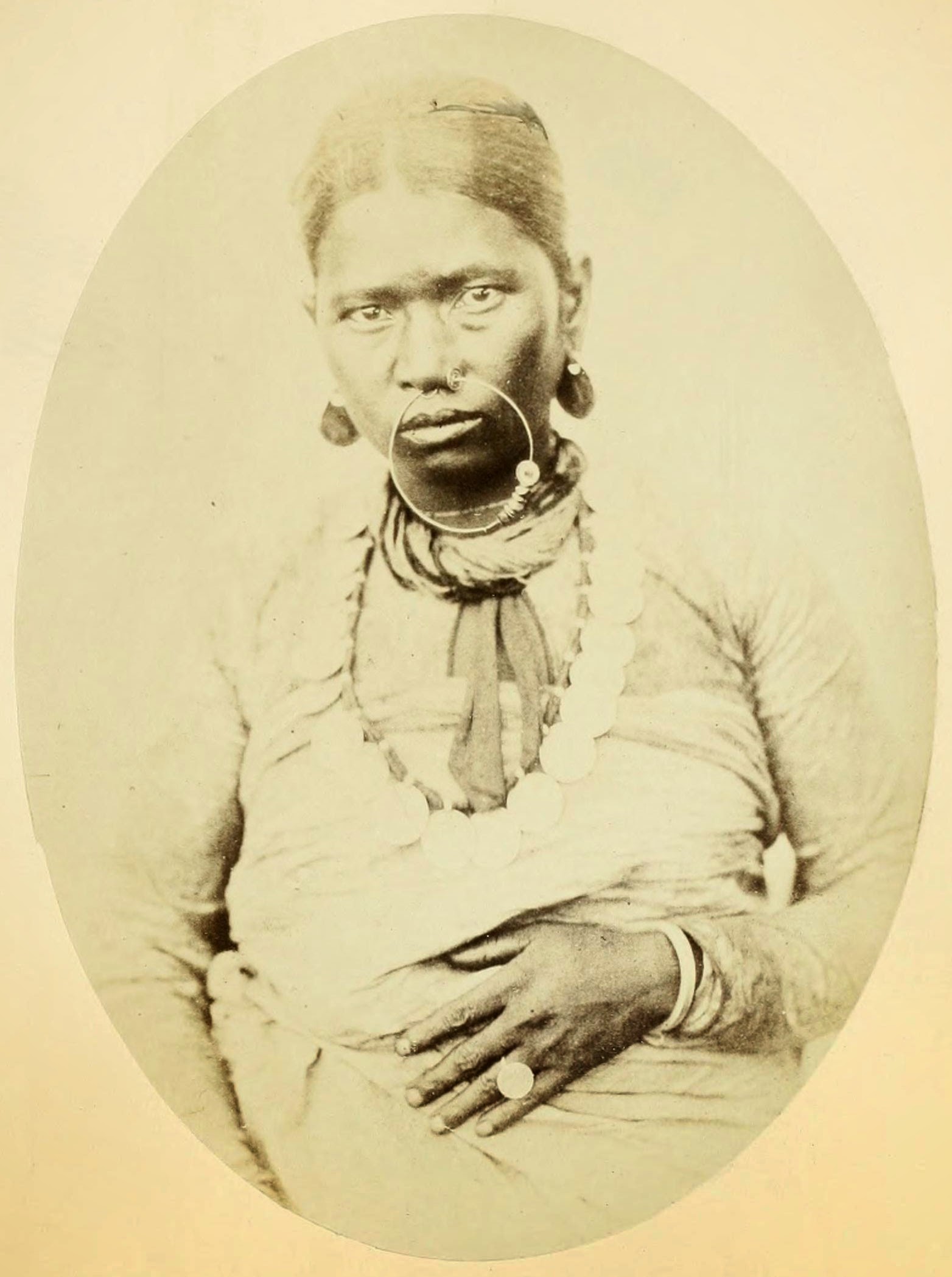 Sunwar, (Sub-Himalayan Origin) - Nepal, c1860's - Old Indian Photos